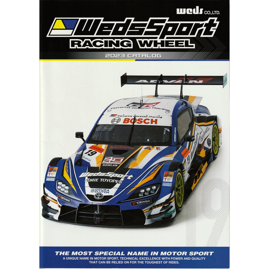 New Official JDM Japan Weds Sport Wheels Rims Master Catalog 2023 ...
