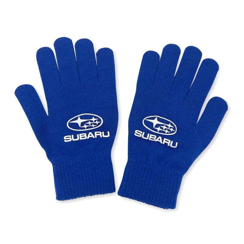 New Genuine JDM Japan Subaru Cold Weather Knit Gloves Blue - Etsy