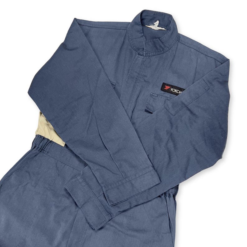 Retro 1990s Showa Era JDM Japan Yokohama Coveralls Tsunagi Blue - Etsy