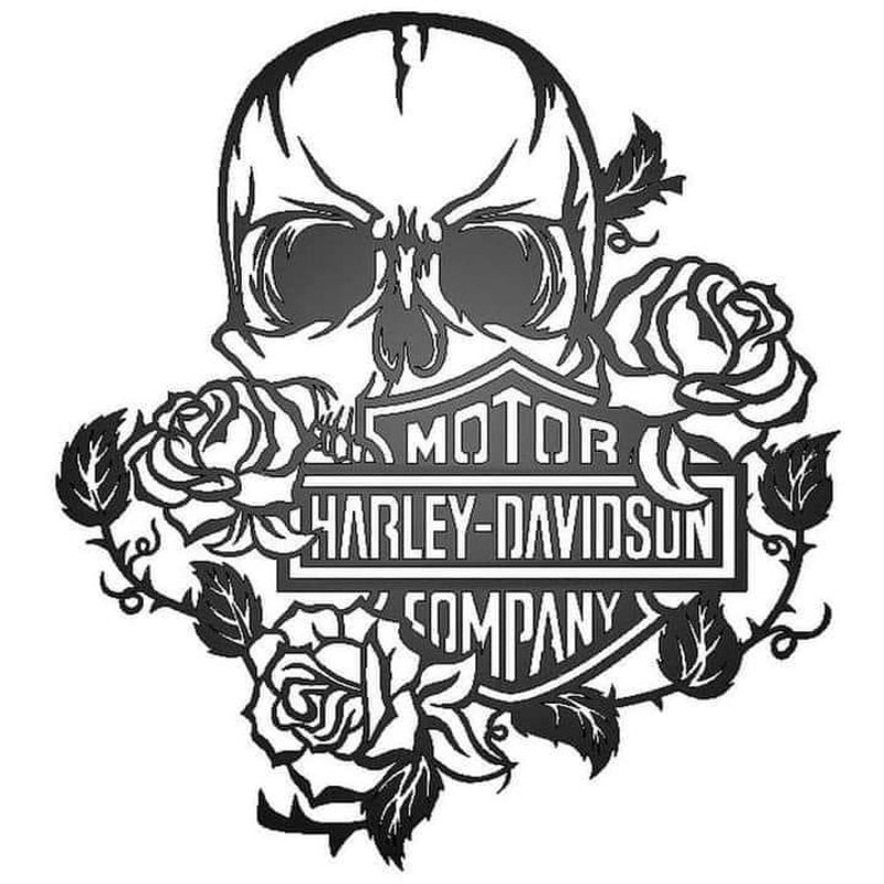 Harley Davidson Svg - Etsy