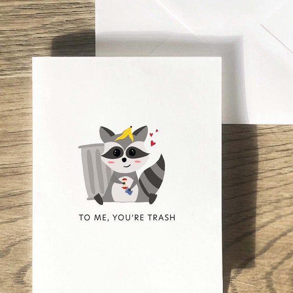 Trash Panda Card - Etsy
