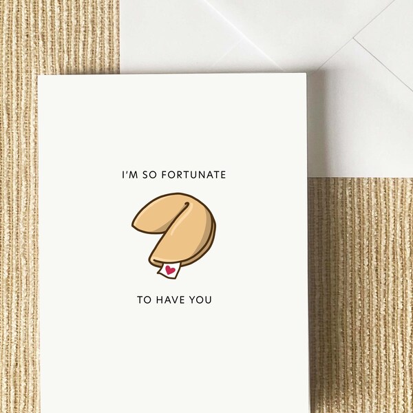 Fortune Cookie Card - Etsy