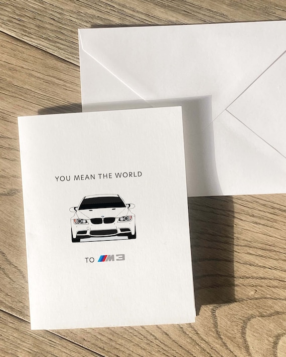 Bmw Christmas Holiday Card Cute