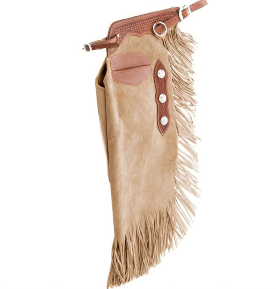 Native American Cowboy Style Leather Chap Hand Made Buck Skin - Etsy