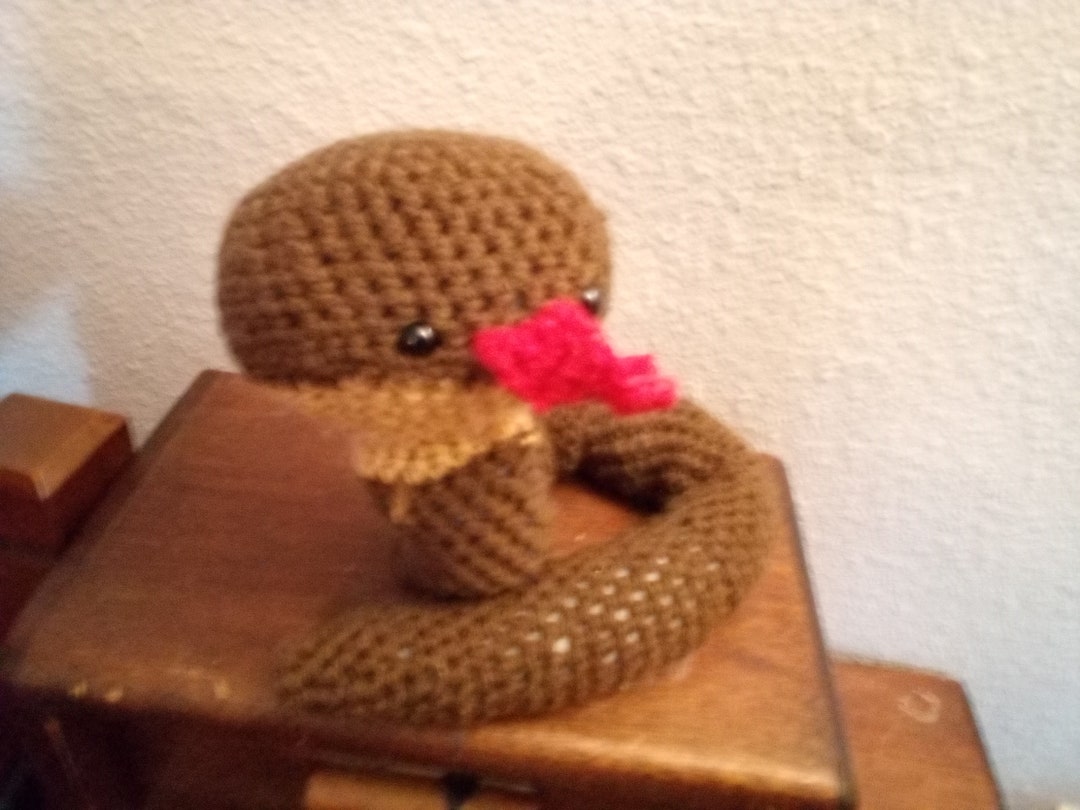 Bob the Brown Snake - Etsy