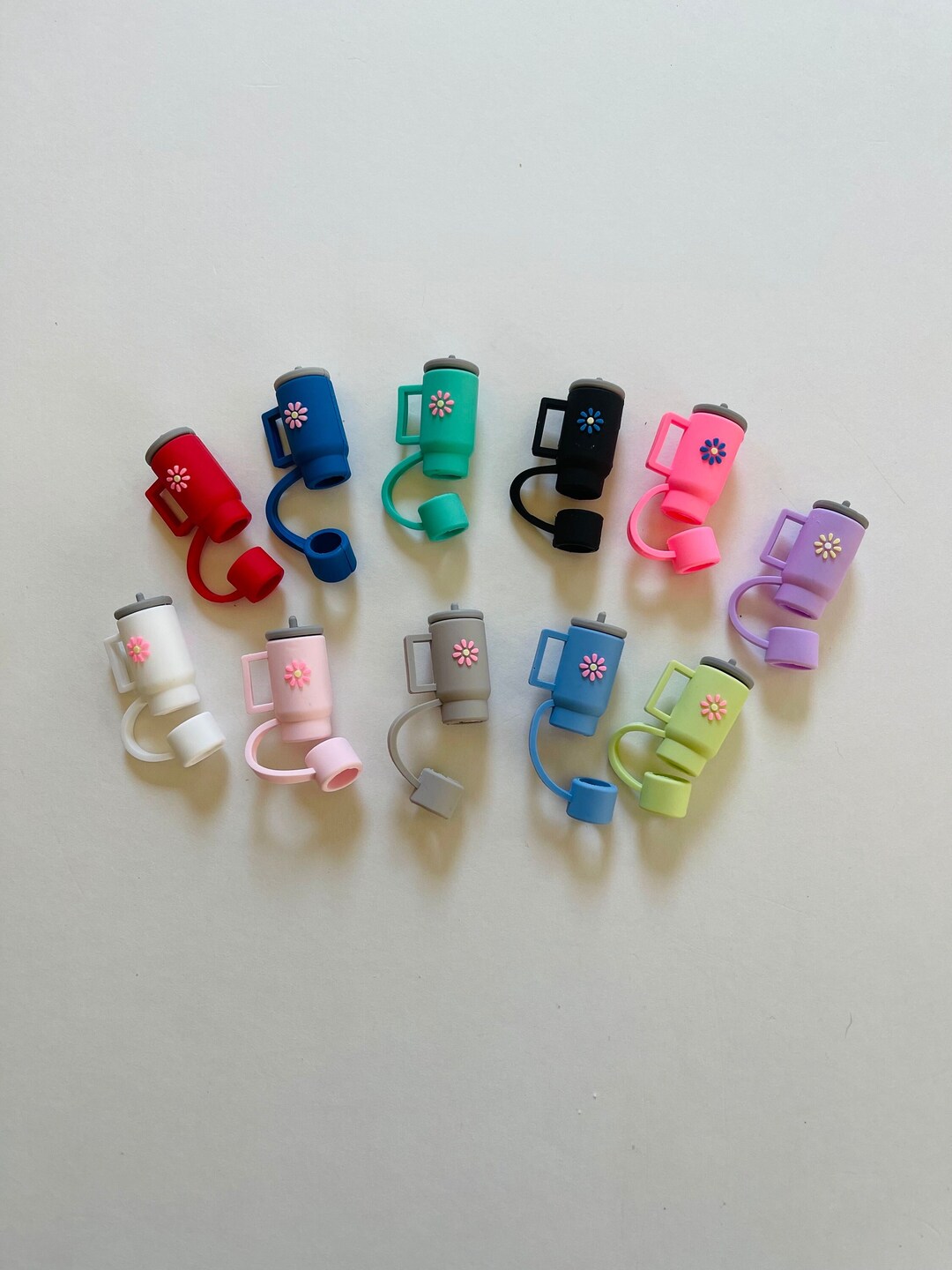 Straw Topper Cover Straw Charms Topper Drink Cup Cover for Straw Tip ...