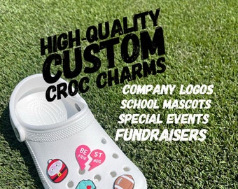 Custom Photo/logo or Text Clog Shoe Charms - Etsy
