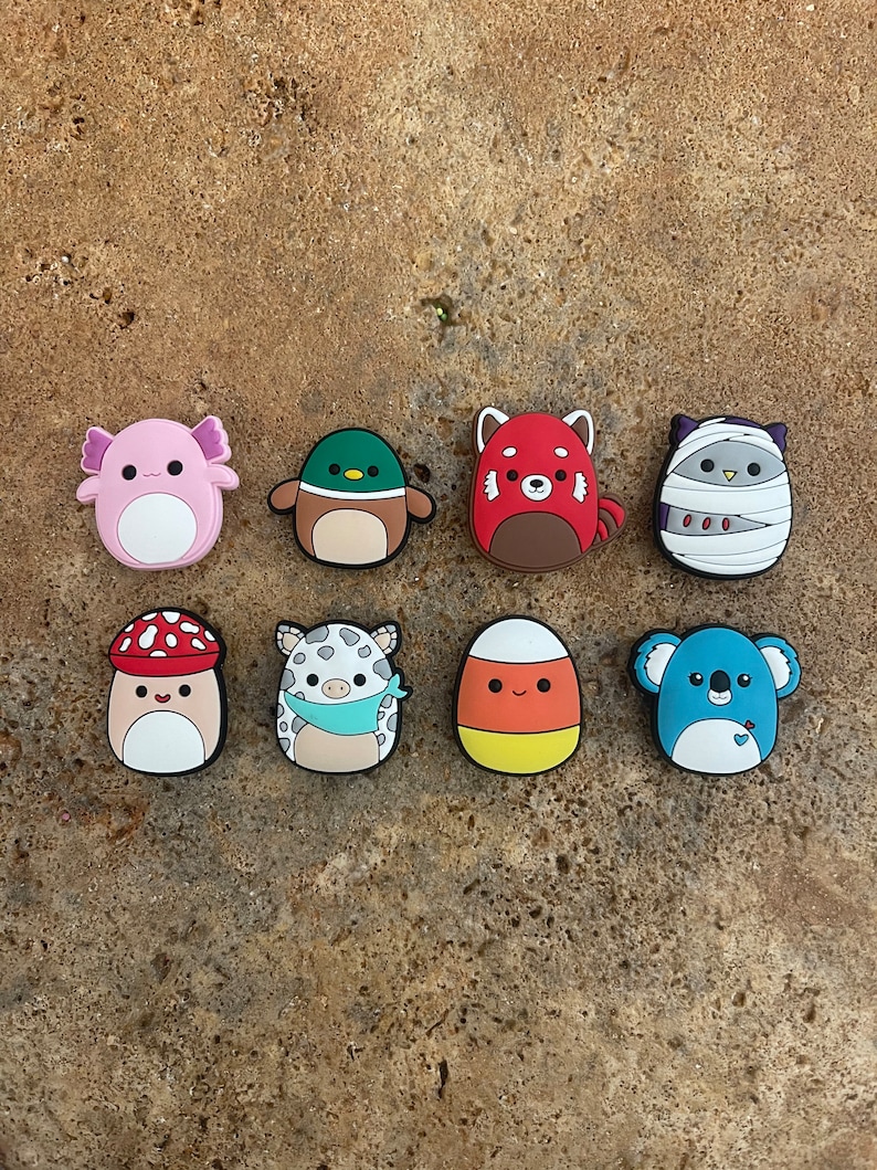 8 Croc Charms Kids Crocs Shoe Charms Bee Fox Candy Corn - Etsy