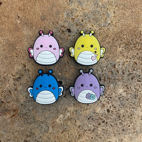 4 Croc Charms Kids Crocs Shoe Charms Bee Squishmallow - Etsy
