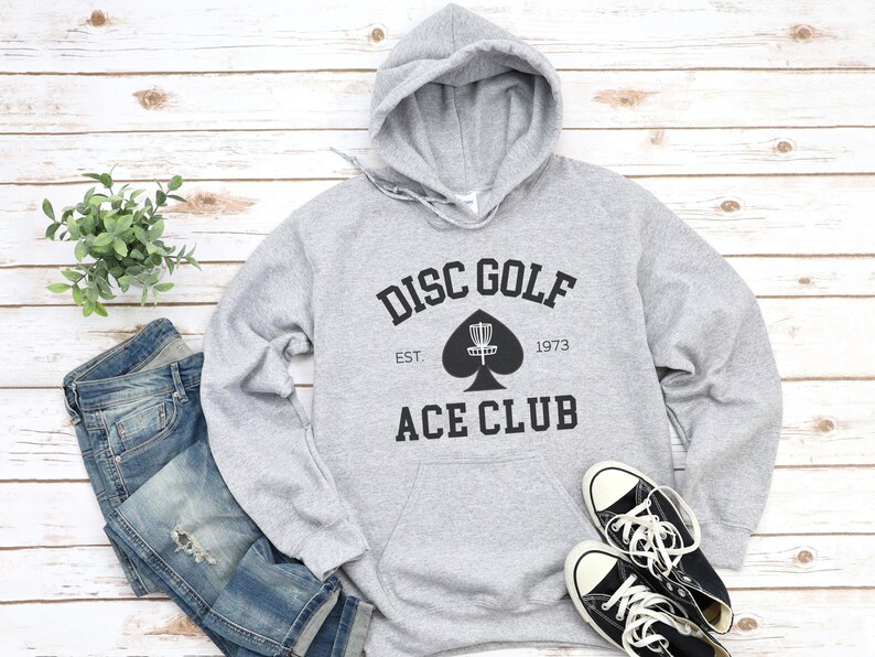 Disc Golf Ace Club Hoodie, Disc Golf Gifts, Disc Golf, Disc Golf Dad ...