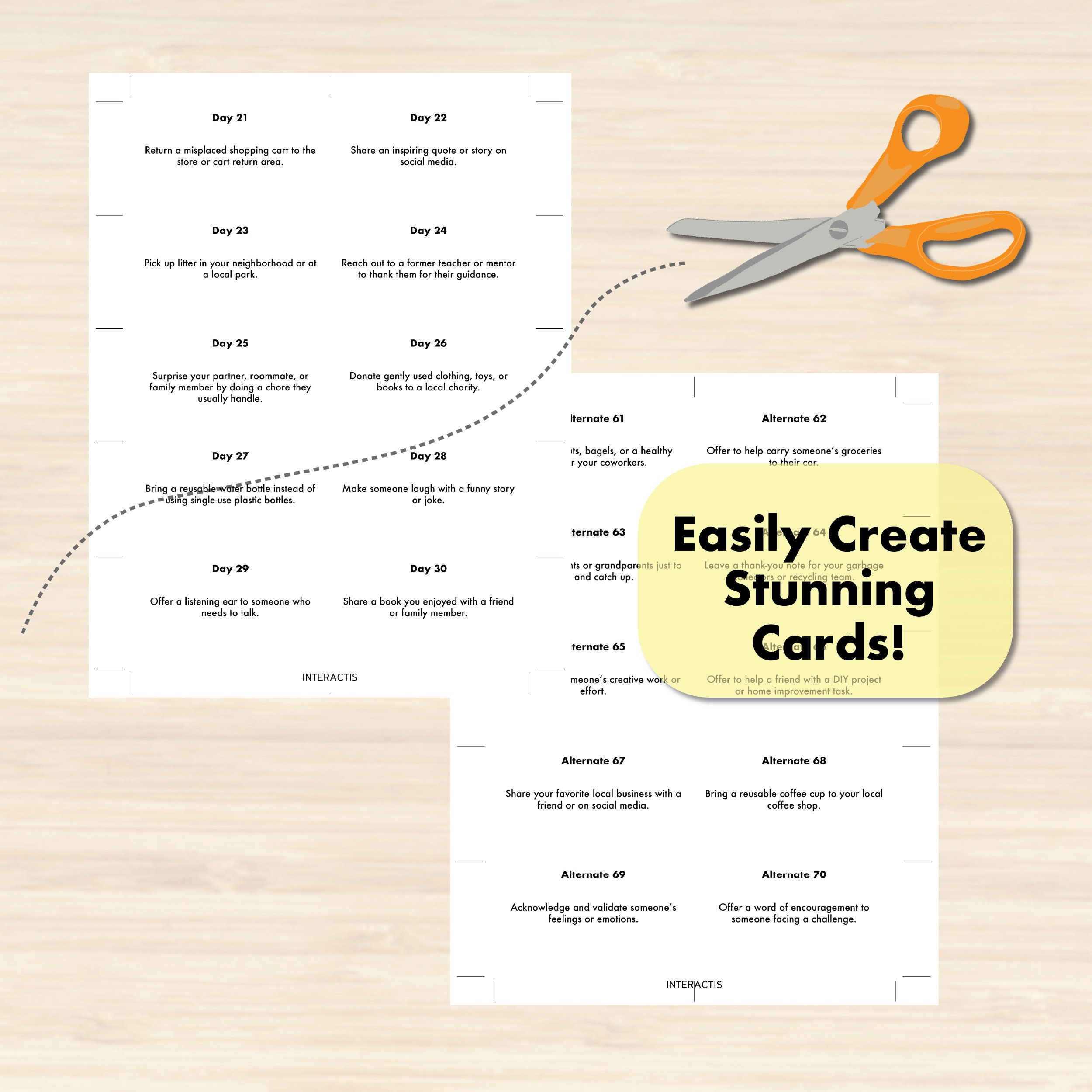 Kindness Challenge Cards: Ideas to Spread Kindness in Your Daily Life ...