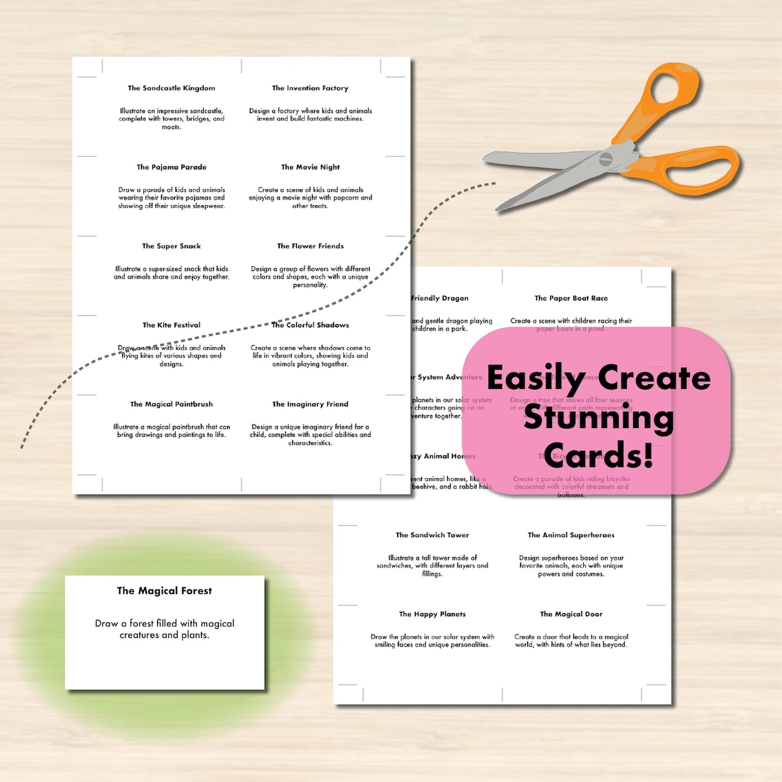 Creative Drawing Prompts for Kids - Etsy