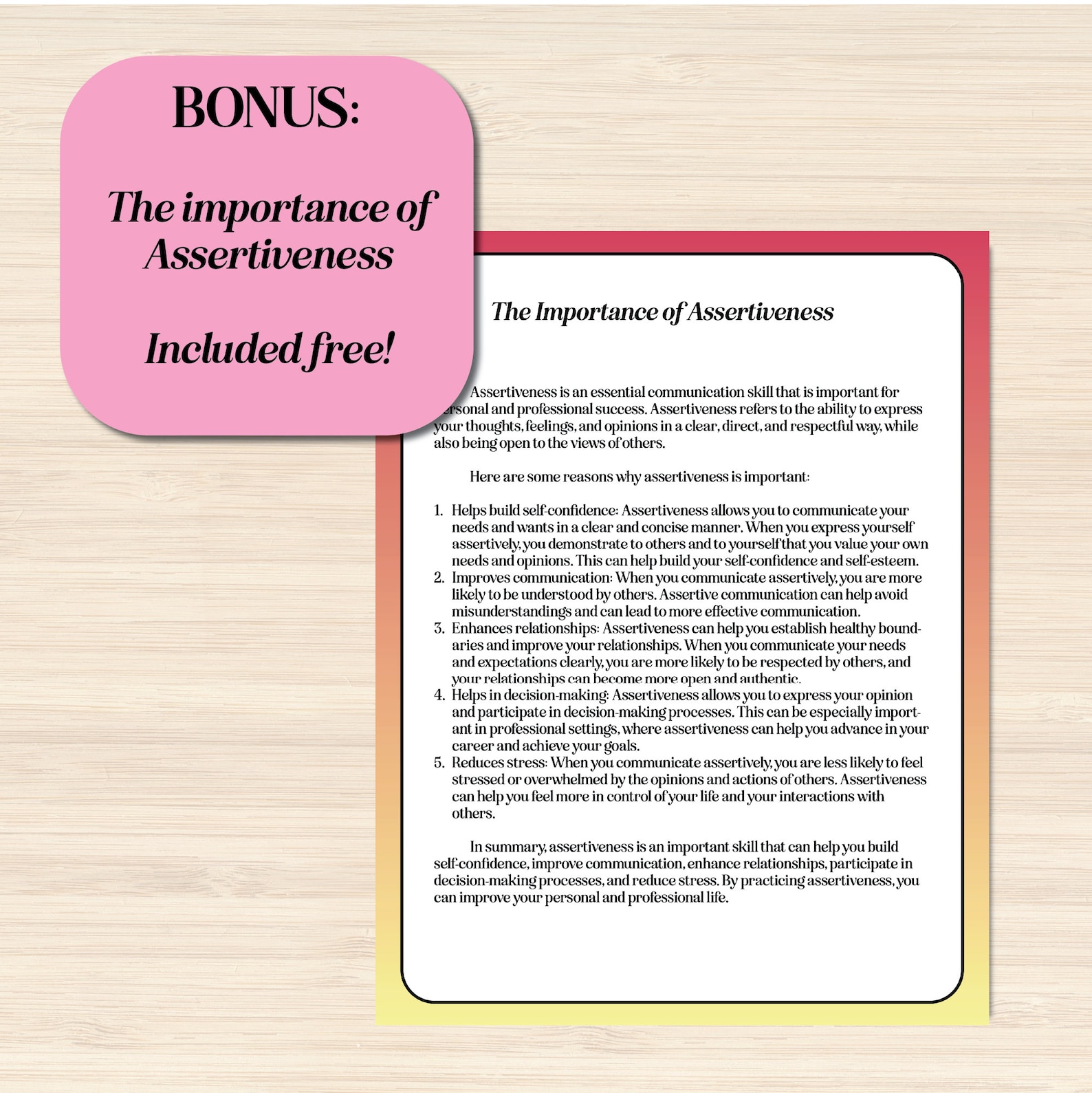 Assertiveness Flashcards - A Helpful Resource for Therapy, Coping, and ...