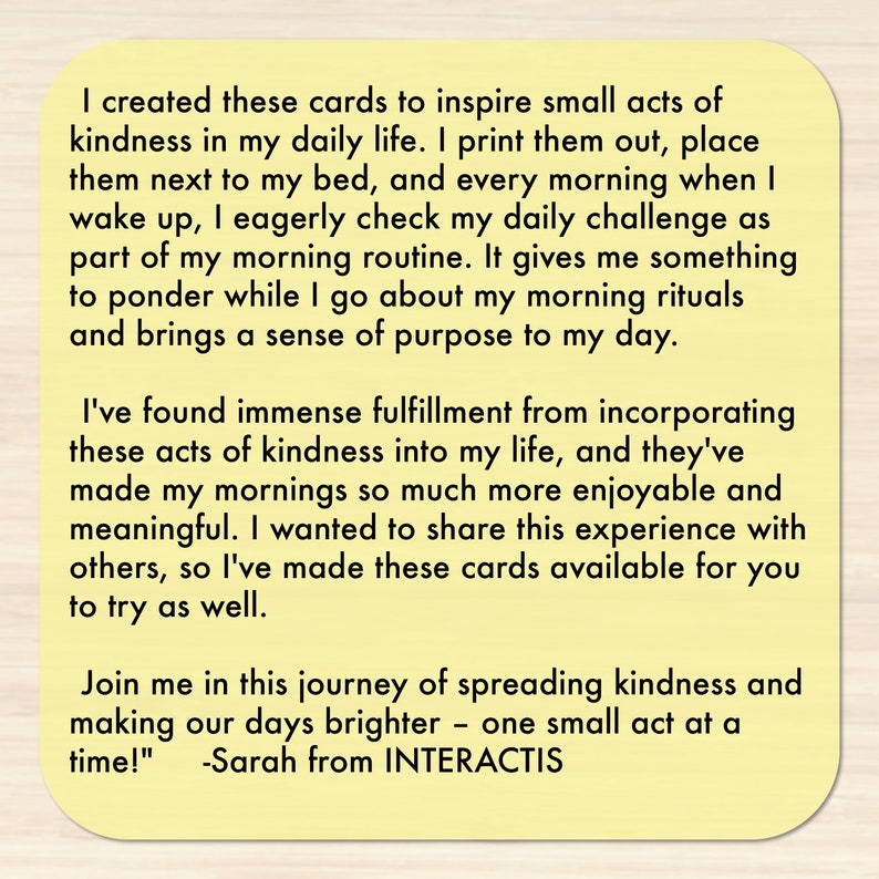 Kindness Challenge Cards: Ideas to Spread Kindness in Your Daily Life ...