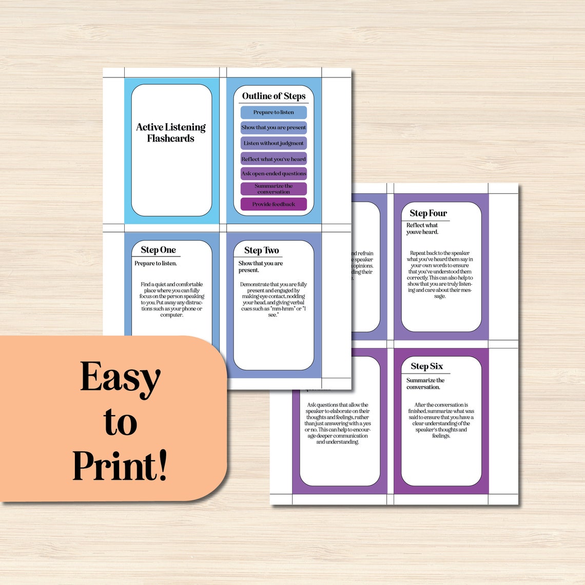 Active Listening Flashcards: Improve Your Listening Skills and Build ...