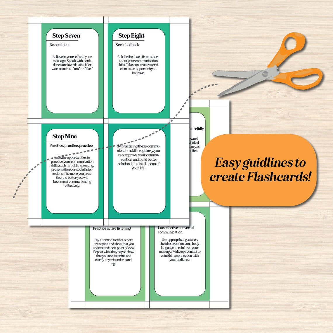 Communication Skills Flashcards - A Helpful Resource for Therapy ...