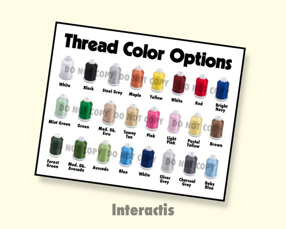 Sulky Color Chart