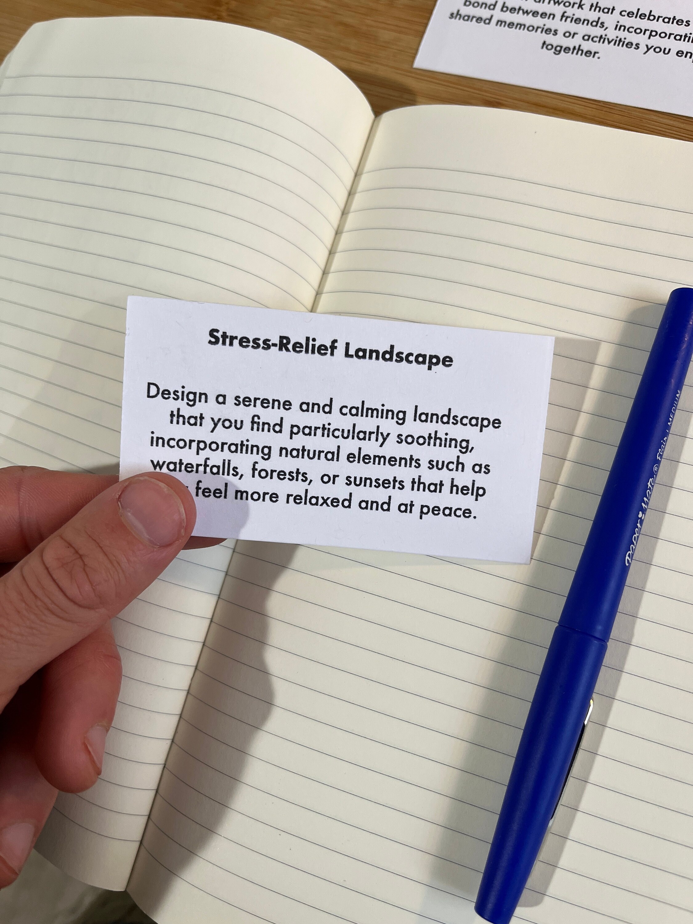 Mental Health Drawing Prompts Card Set, Self Care Journaling Prompt - Etsy