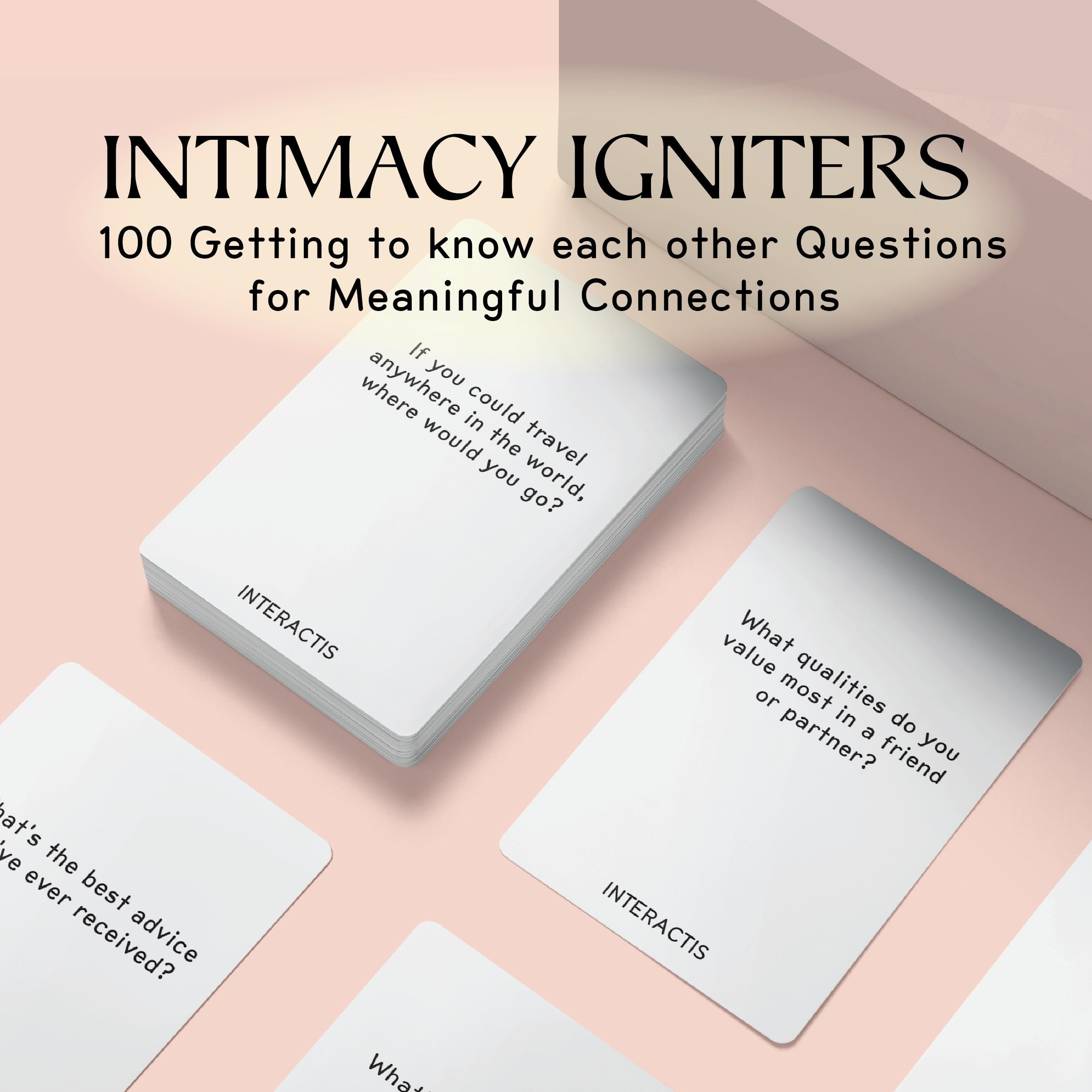 Intimacy Igniters: 100 Getting to Know Each Other Questions for Meaningful Connections, Spark ...