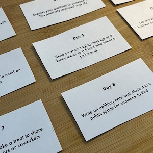 Kindness Challenge Cards: Ideas to Spread Kindness in Your Daily Life ...