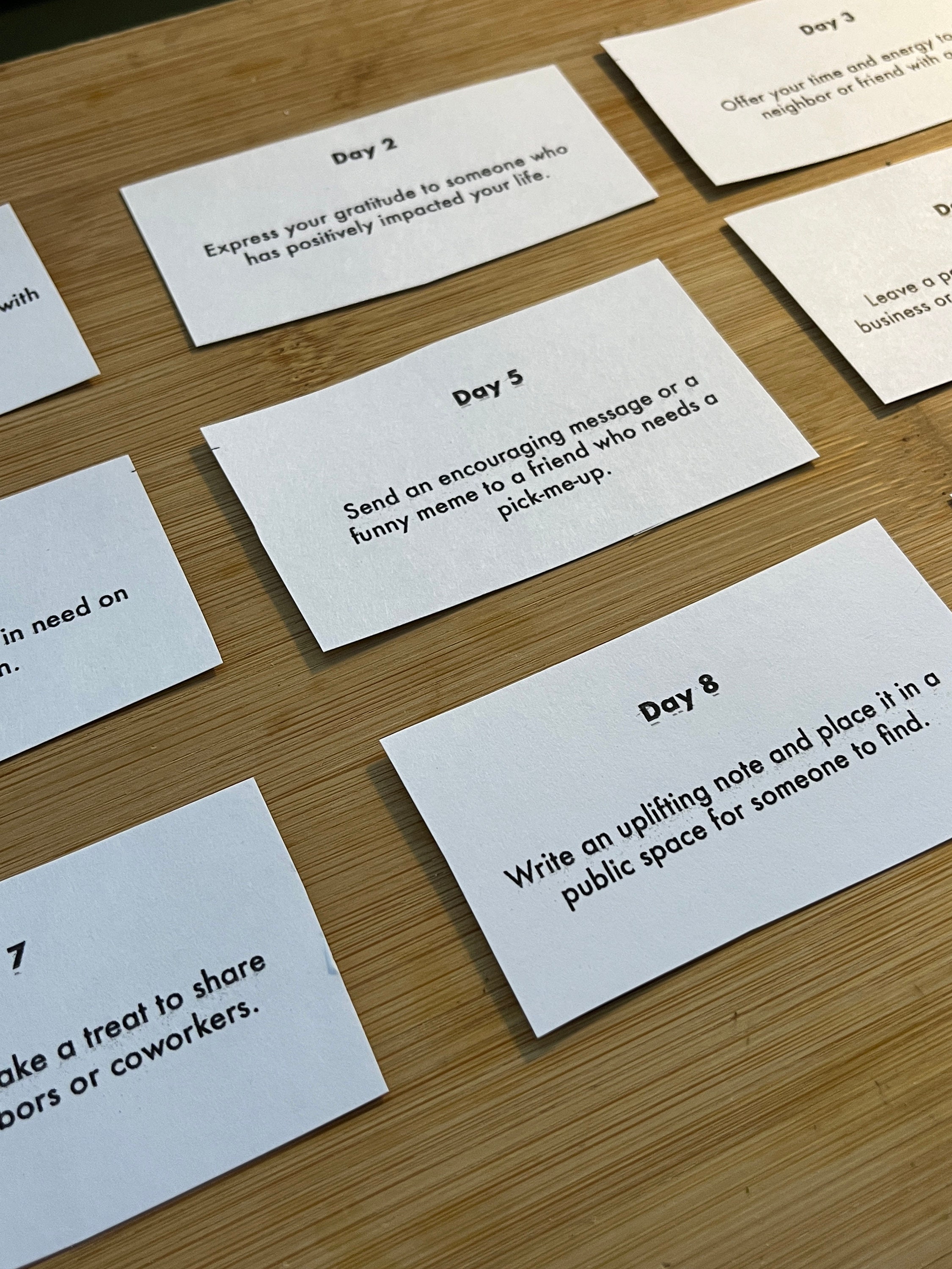Kindness Challenge Cards: Ideas to Spread Kindness in Your Daily Life ...