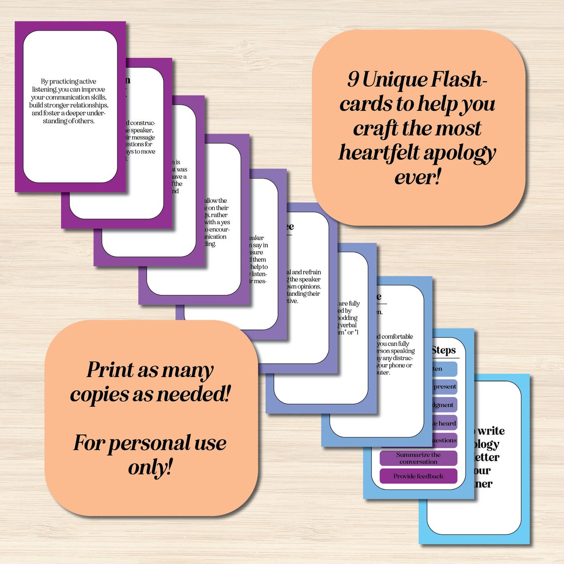 Active Listening Flashcards: Improve Your Listening Skills and Build Stronger Relationships ...