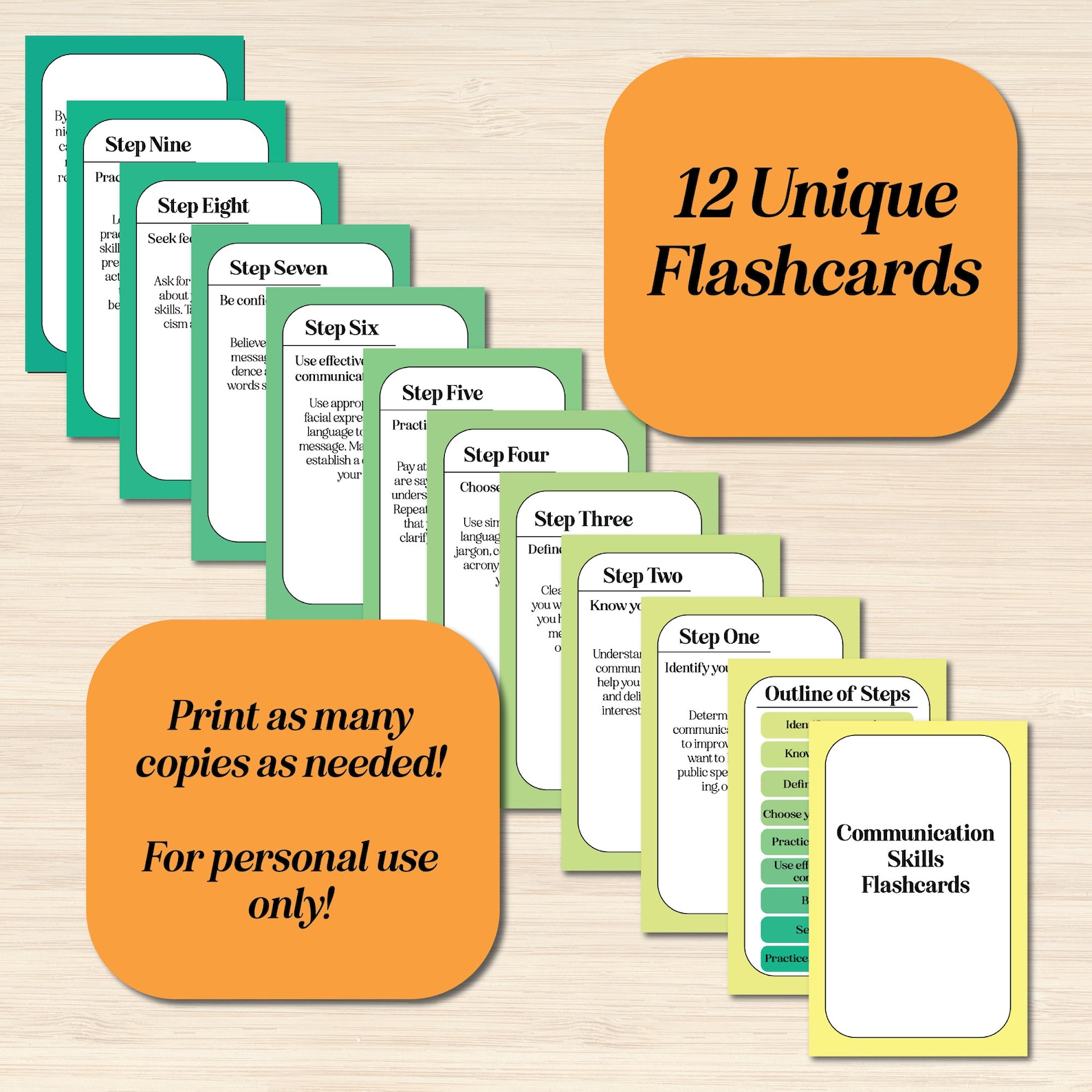 Communication Skills Flashcards - A Helpful Resource for Therapy ...