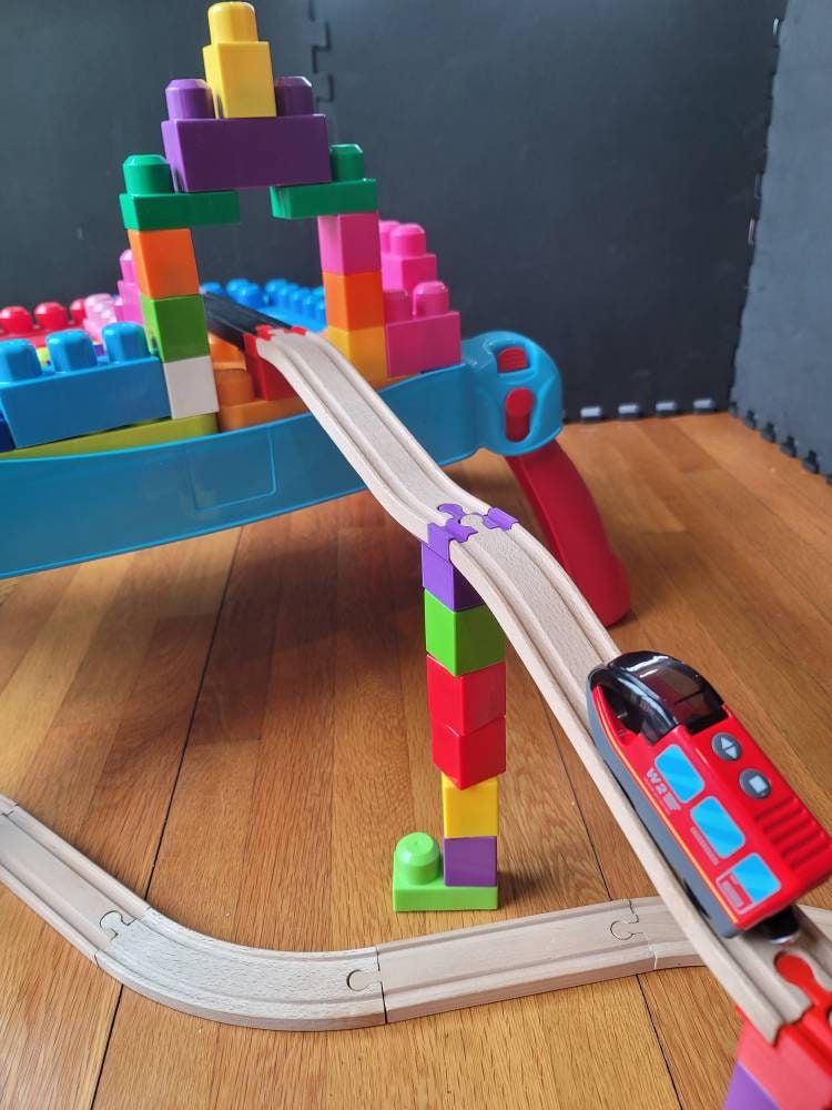 Train Track Brio Megablok Bridge Adaptor Toy for Kid Gift for - Etsy