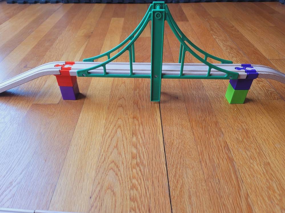Train Track Brio Megablok Bridge Adaptor Toy for Kid Gift for STEM ...