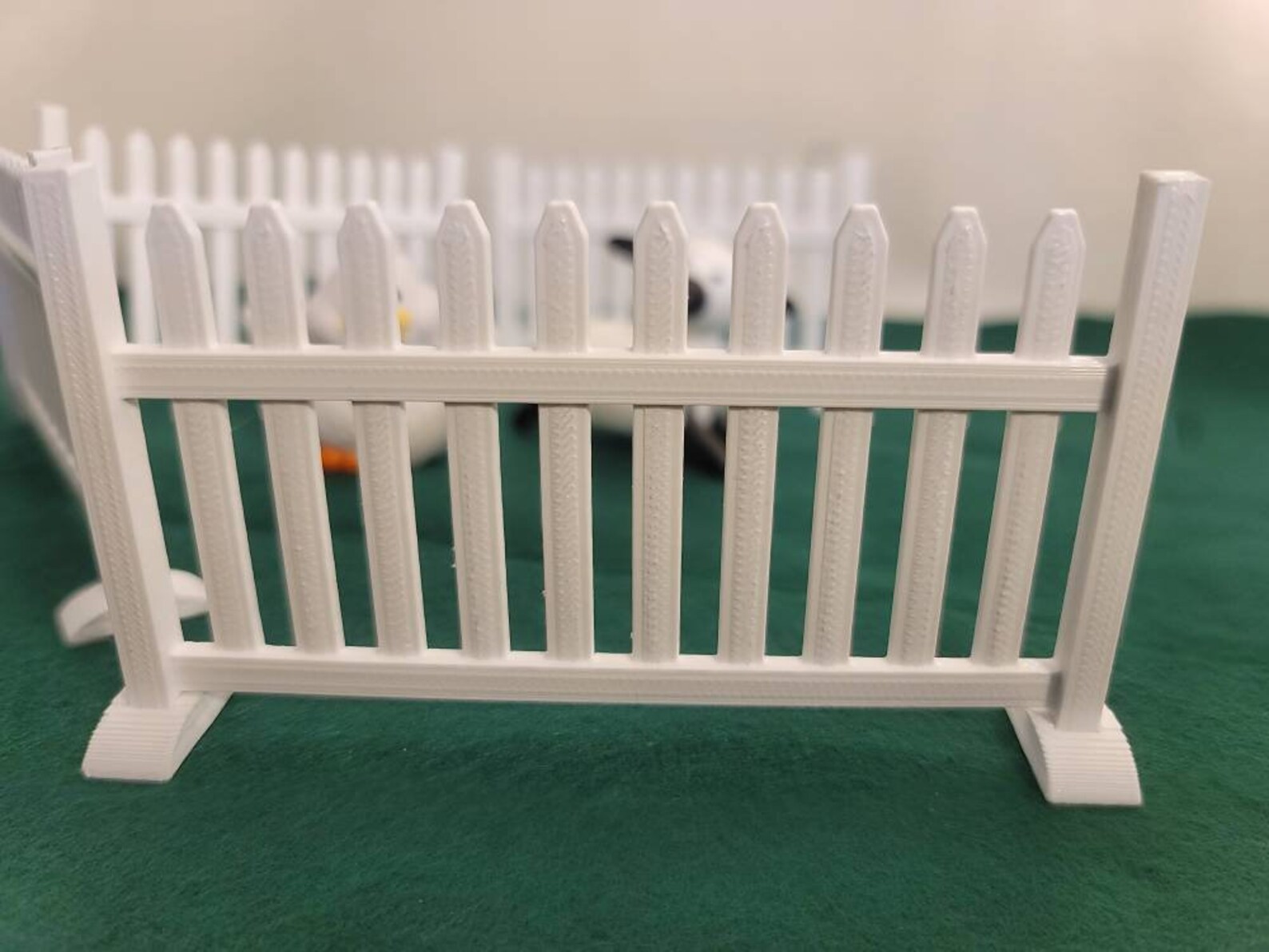Toy Picket Fence | 1:12 Scale | Doll House | Accessories | Farm Fencing ...