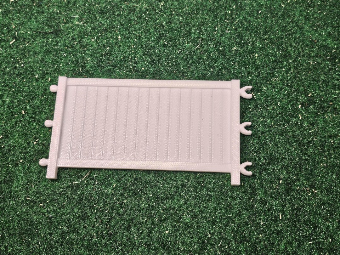 Toy Backyard Panel Fence | 1:24 Scale | Doll House | Accessories | Farm ...