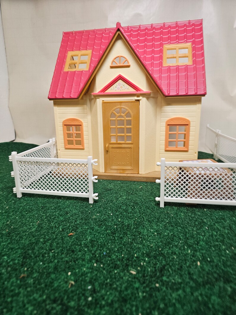 Toy Lattice Fence | 1:24 Scale | Doll House | Accessories | Farm ...
