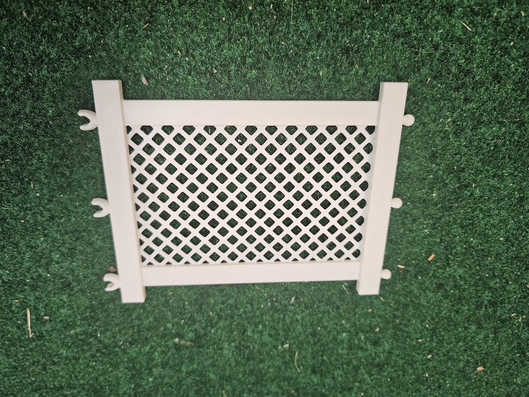 Toy Lattice Fence | 1:12 Scale | Doll House | Accessories | Farm ...