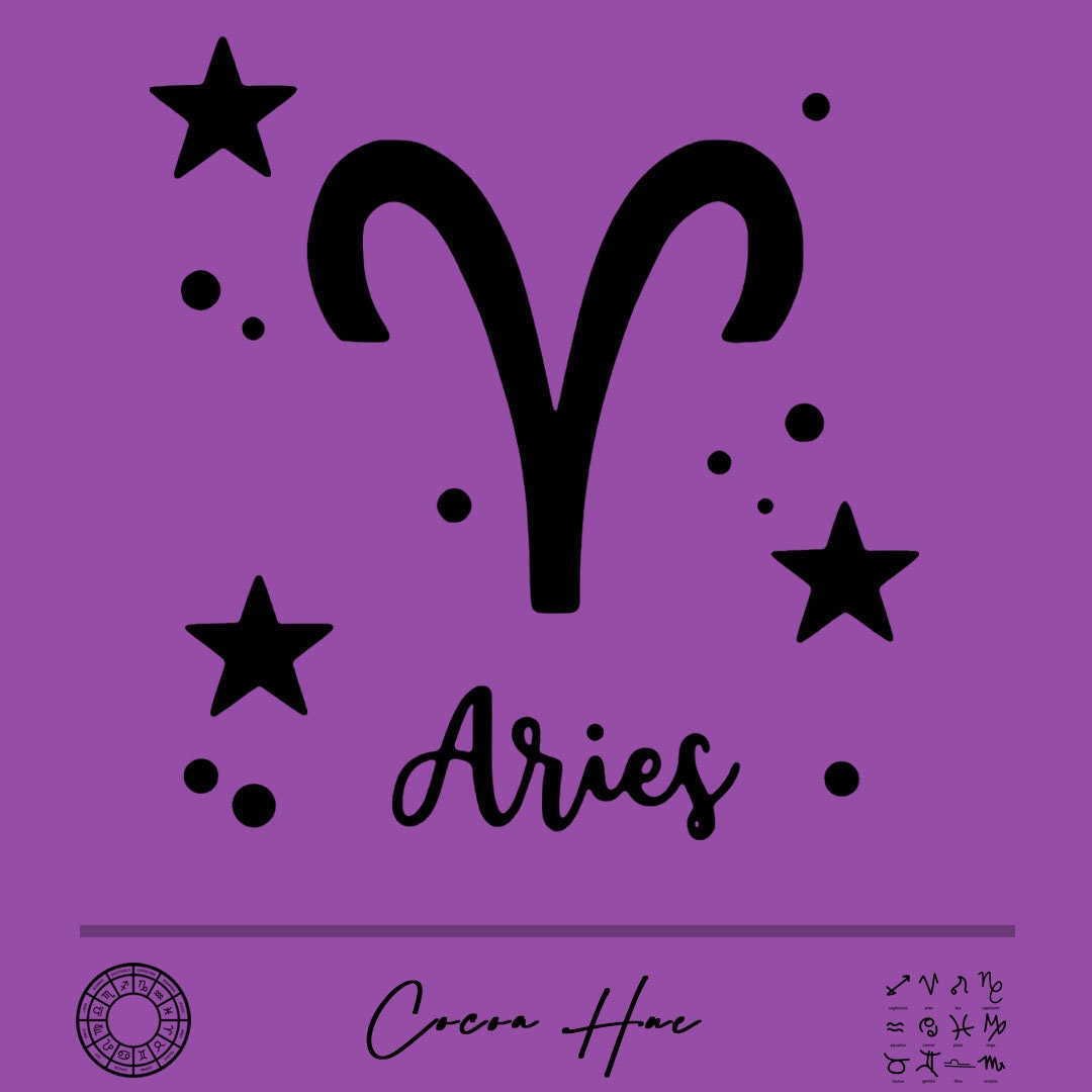 CUTE ARIES ZODIAC Symbol Vinyl Decal Stickers Car Sticker Laptop ...