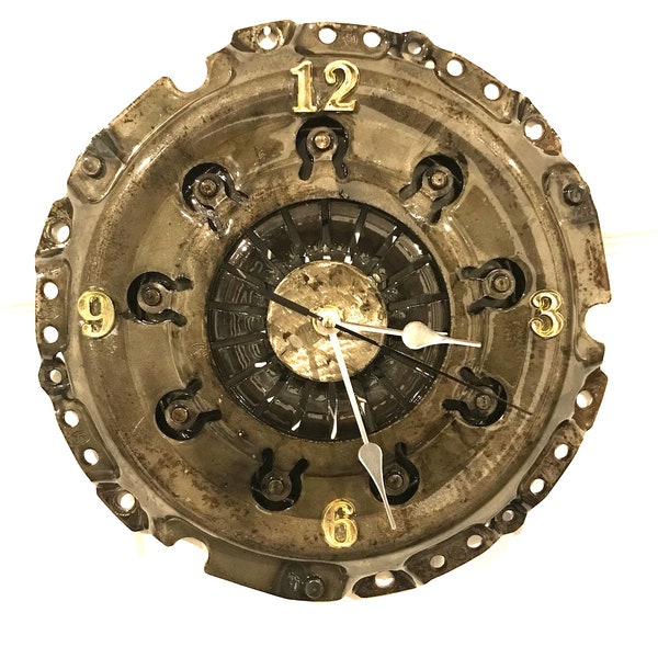 Recycled Wall Clock - Etsy