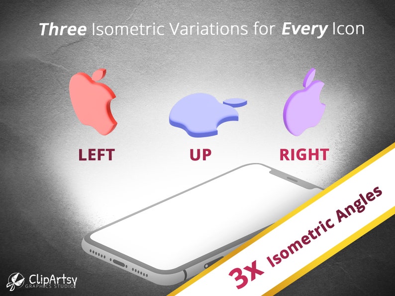 37,000+ 3D Isometric App Icon Bundle for Ios 14 & Android | Personalize ...