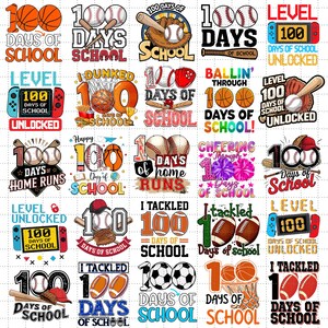 100 Days of School Baseball Svg, 100 Day Smater Svg, Schooling Svg ...