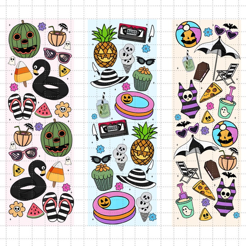 Summerween Tattoos - Etsy