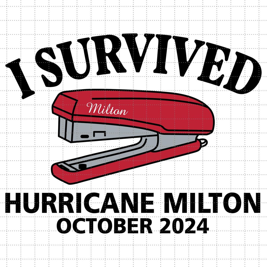 I Survived Hurricane Milton SVG PNG, Florida Tropical Storm, Florida ...