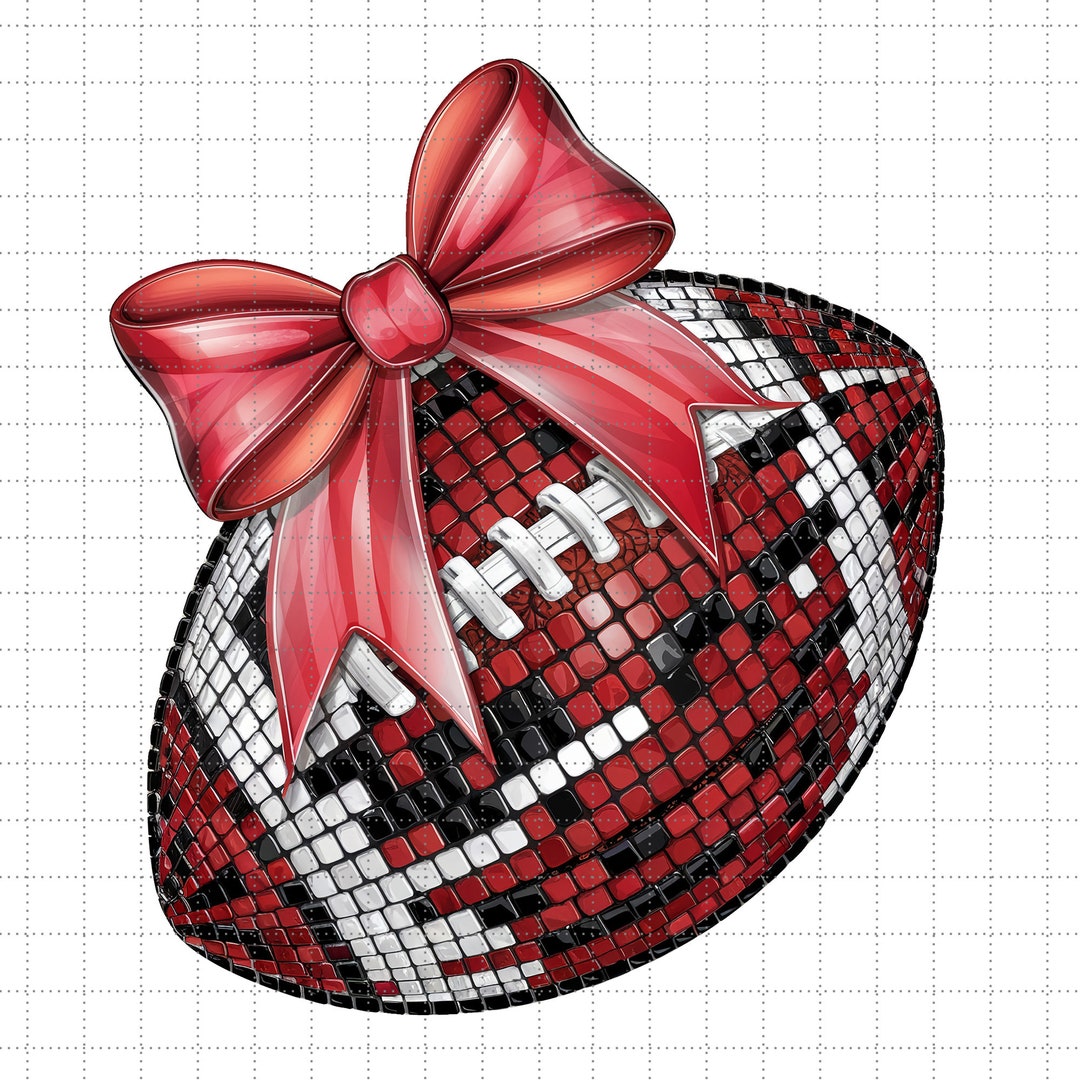 Coquette Football Png, Football Bow Png, Football Mom Png, Football Png ...