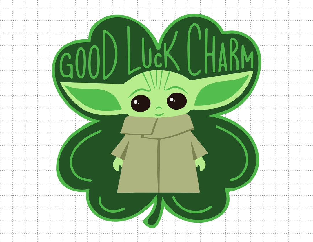Good Luck Charm Svg, St Patricks Day Svg, Shamrock Svg, Green Svg, 4 ...