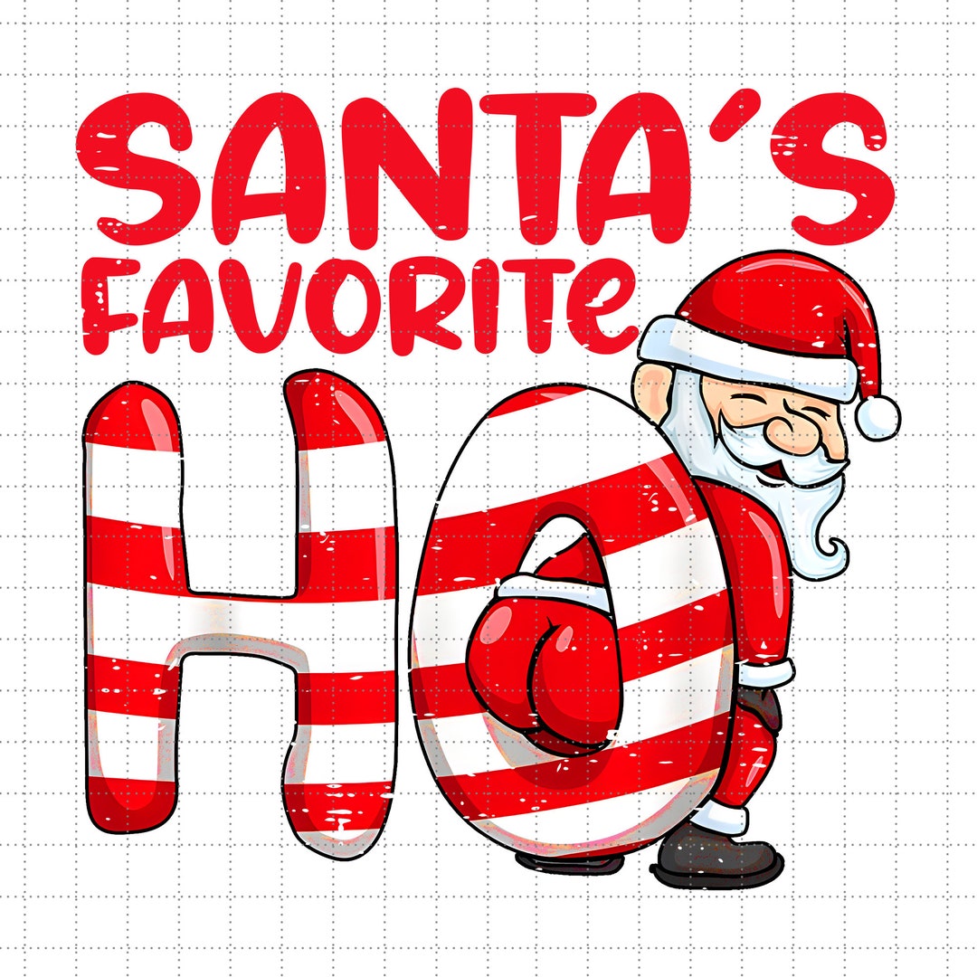 Santa's Favorite Ho Png, Merry Christmas Png, Santa Claus Png, Xmas ...