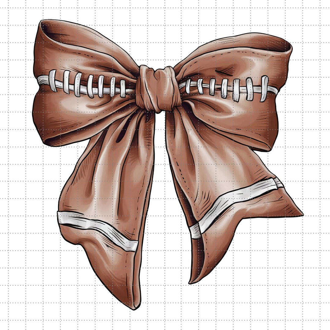 Coquette Football Png, Football Bow Png, Football Mom Png, Football Png ...