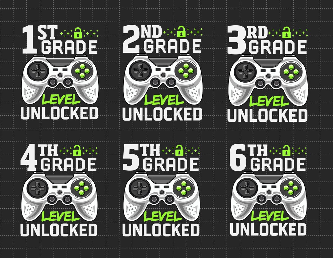 Grade Levels Unlocked Bundle Svg, Back to School Svg, Education Svg ...