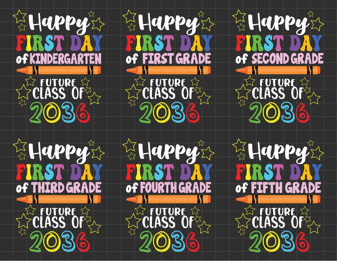 Happy Future Class of 2036 Bundle Svg, Back to School, Education Svg ...