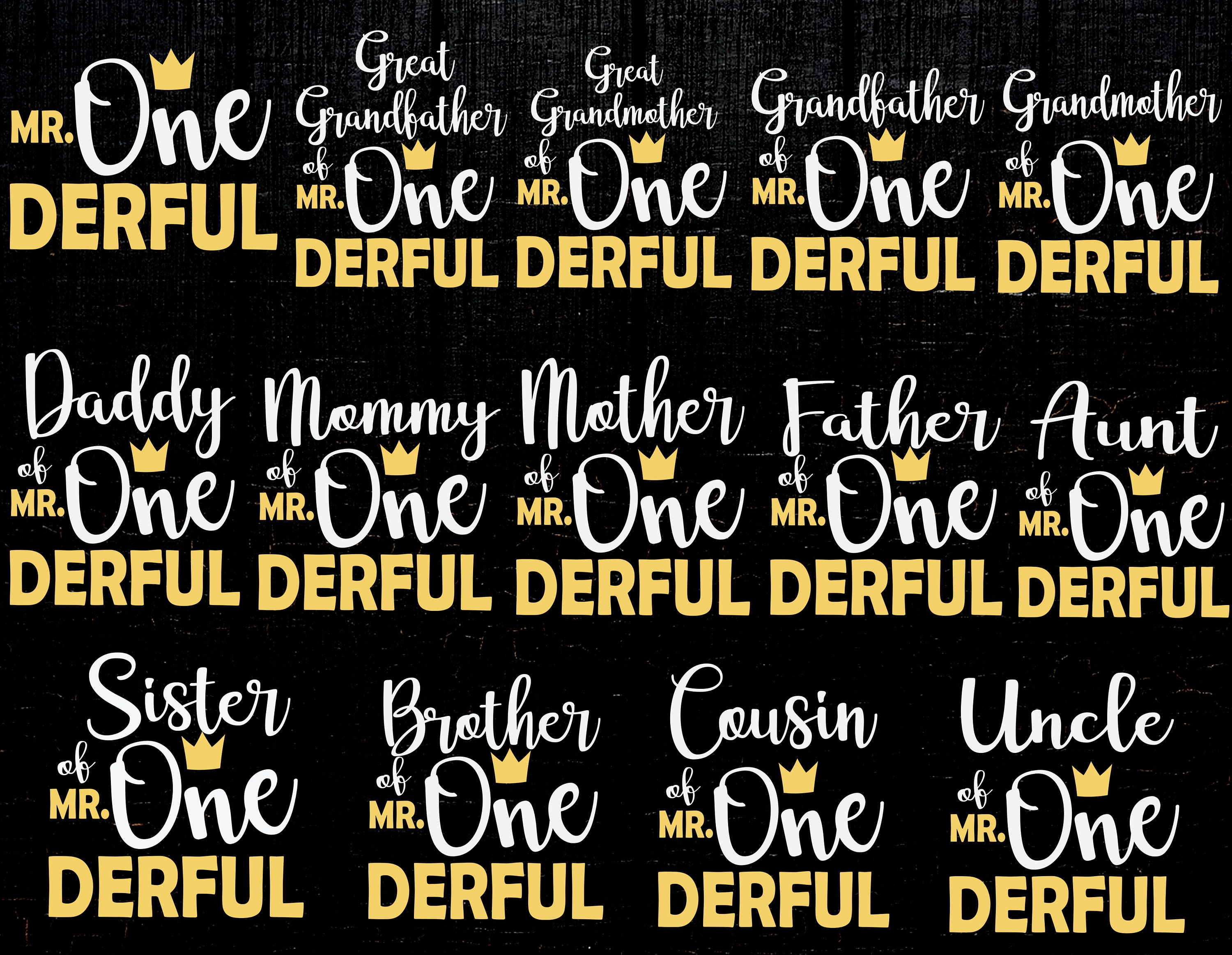 Onederful One Png - Etsy