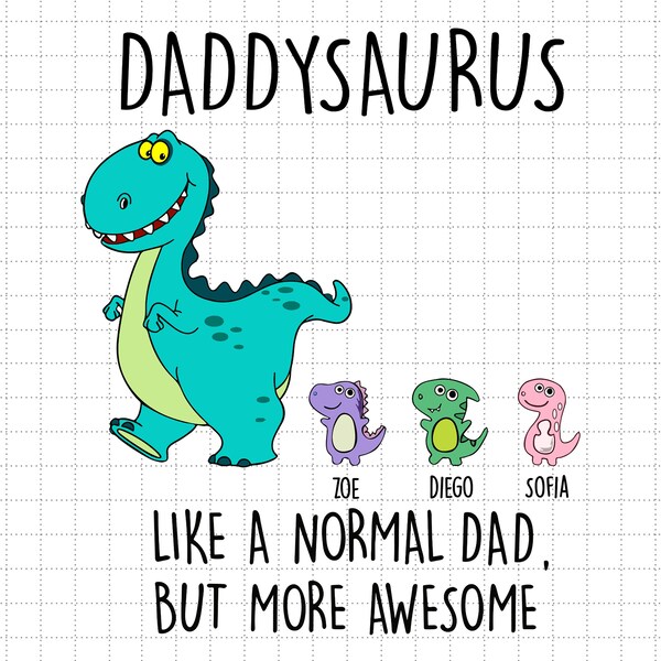 Daddysaurus - Etsy