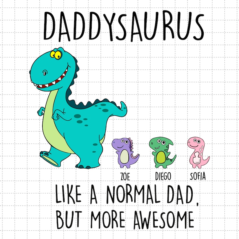 Daddysaurus - Etsy
