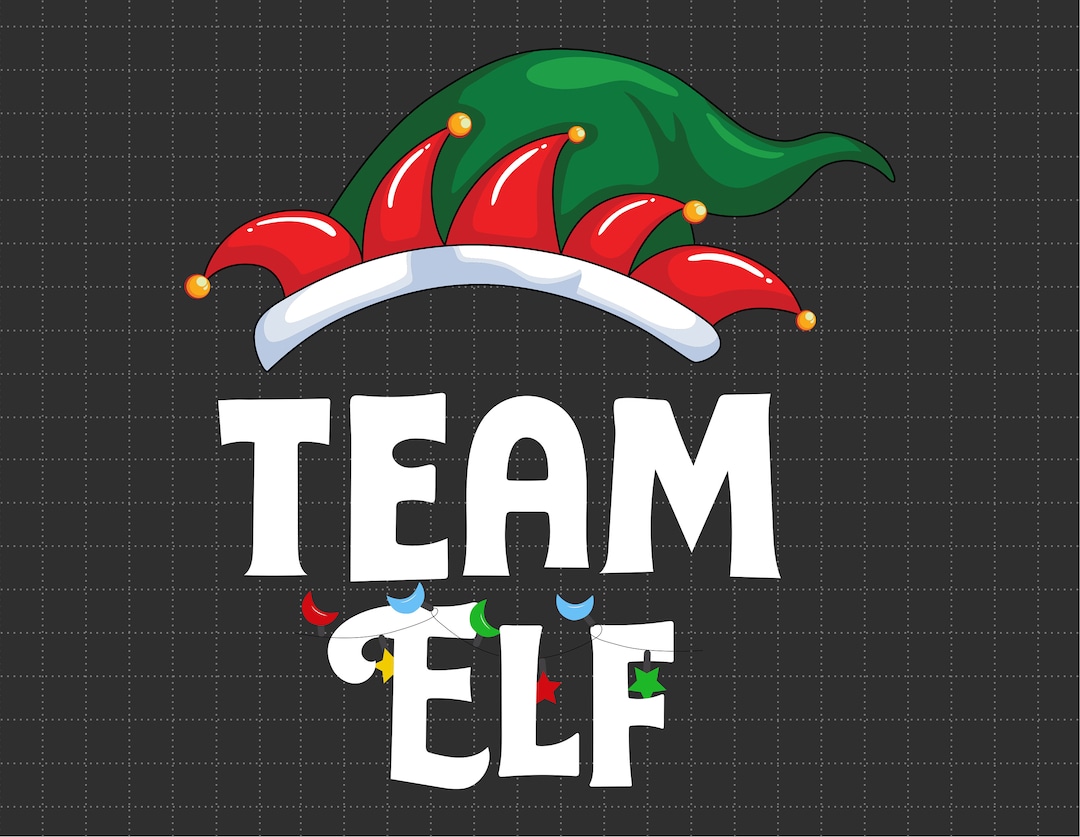 Team Elf Christmas Svg Png Santa Claus Svg Xmas Svg Holiday - Etsy