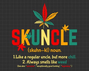 Skuncle Svg - Etsy Canada